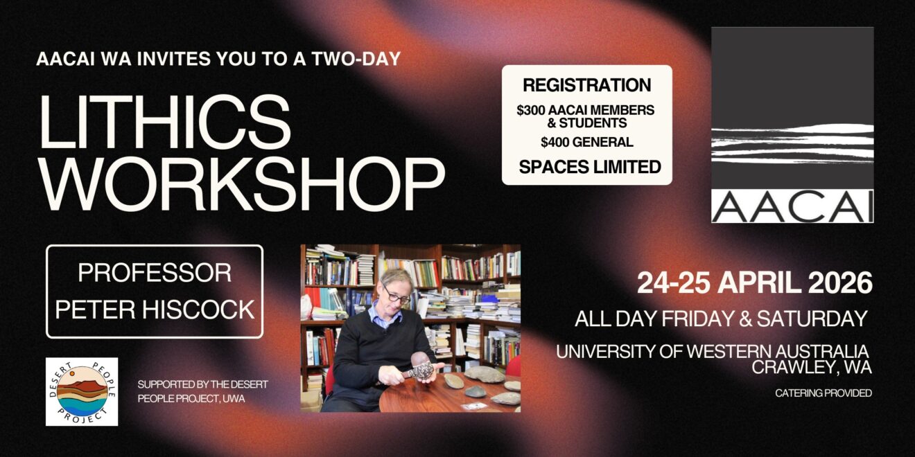 AACAI WA Lithics Workshop - AACAI